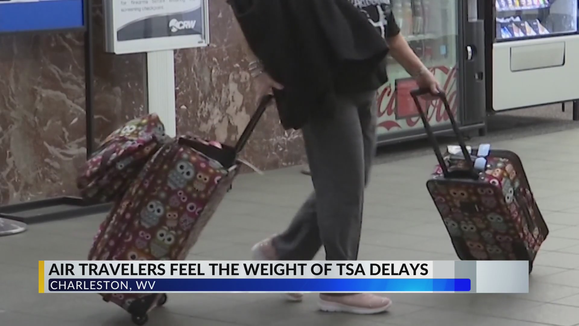 WV air travelers feel the weight of TSA delays