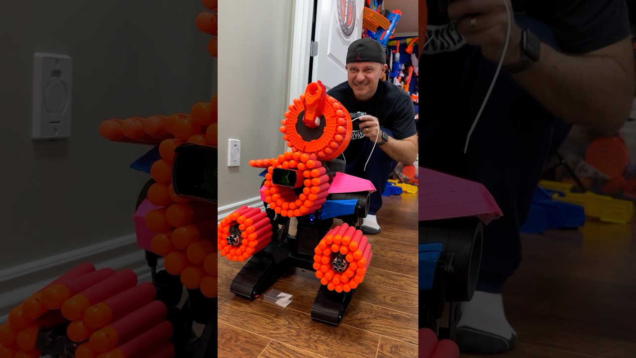 Nerf heavy weapons guy: RC battle!