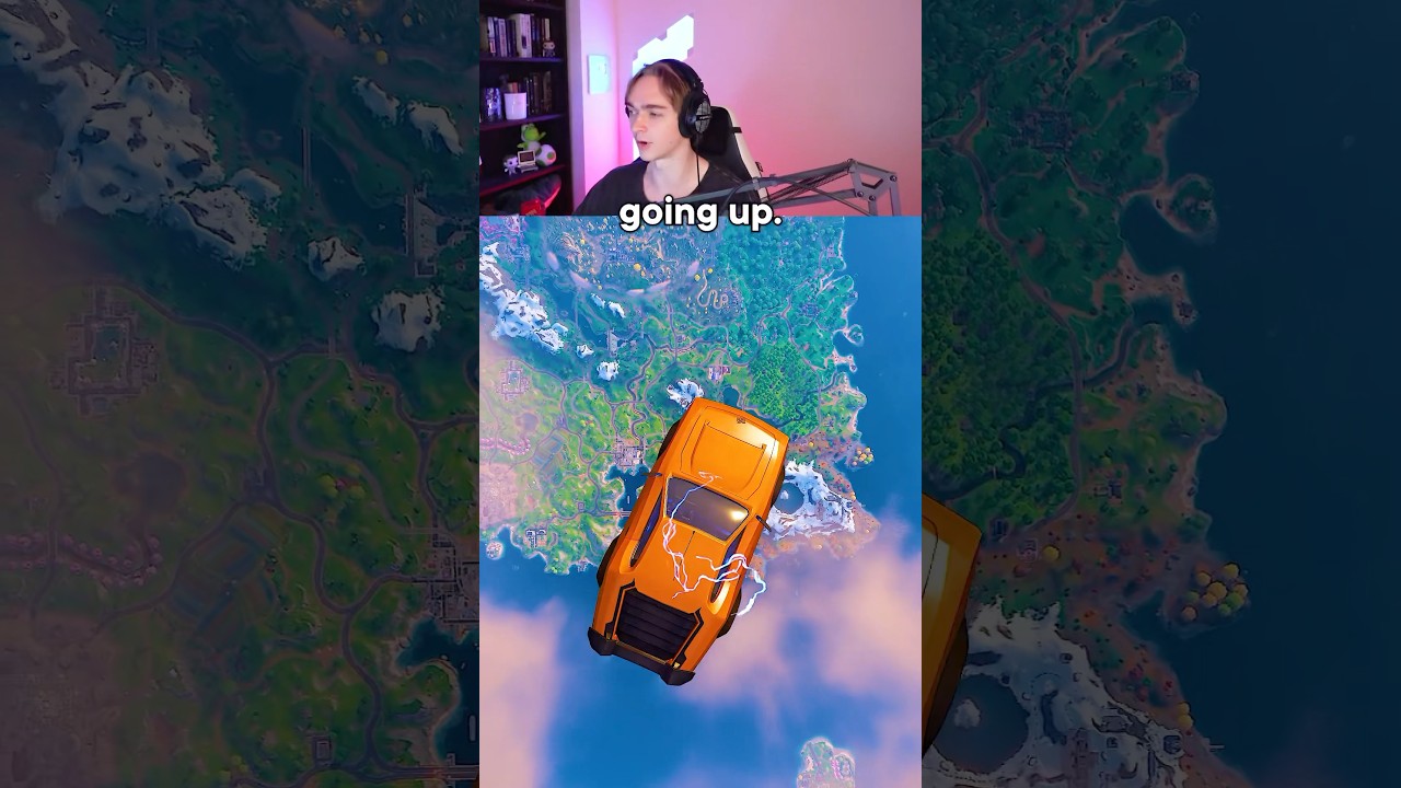 I flew above the map