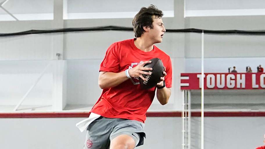 2027 NFL draft quarterback prospect stole the show at Ohio State pro day