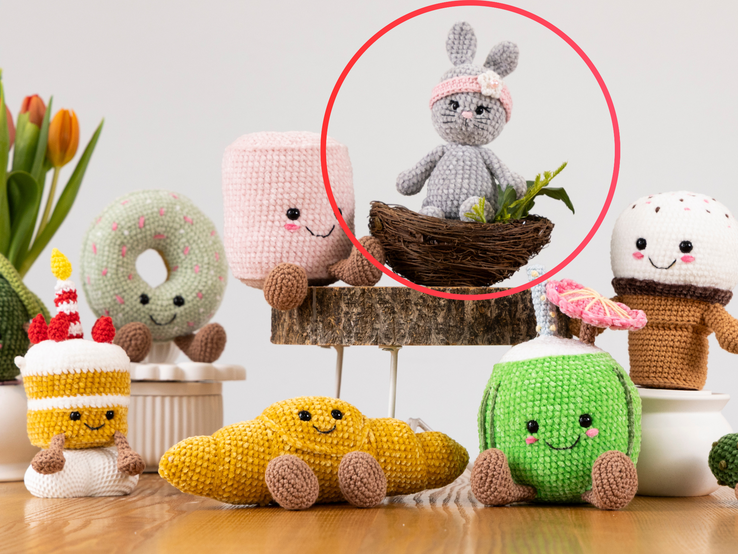 Jellycat-Trend zum Nachmachen: Häkle dein eigenes Osterhäschen
