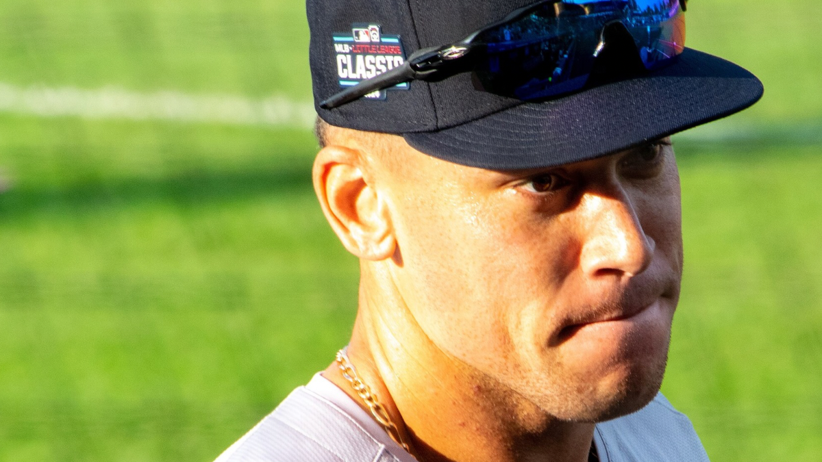 Aaron Judge strikes out four times on opening day, makes unwanted MLB ...