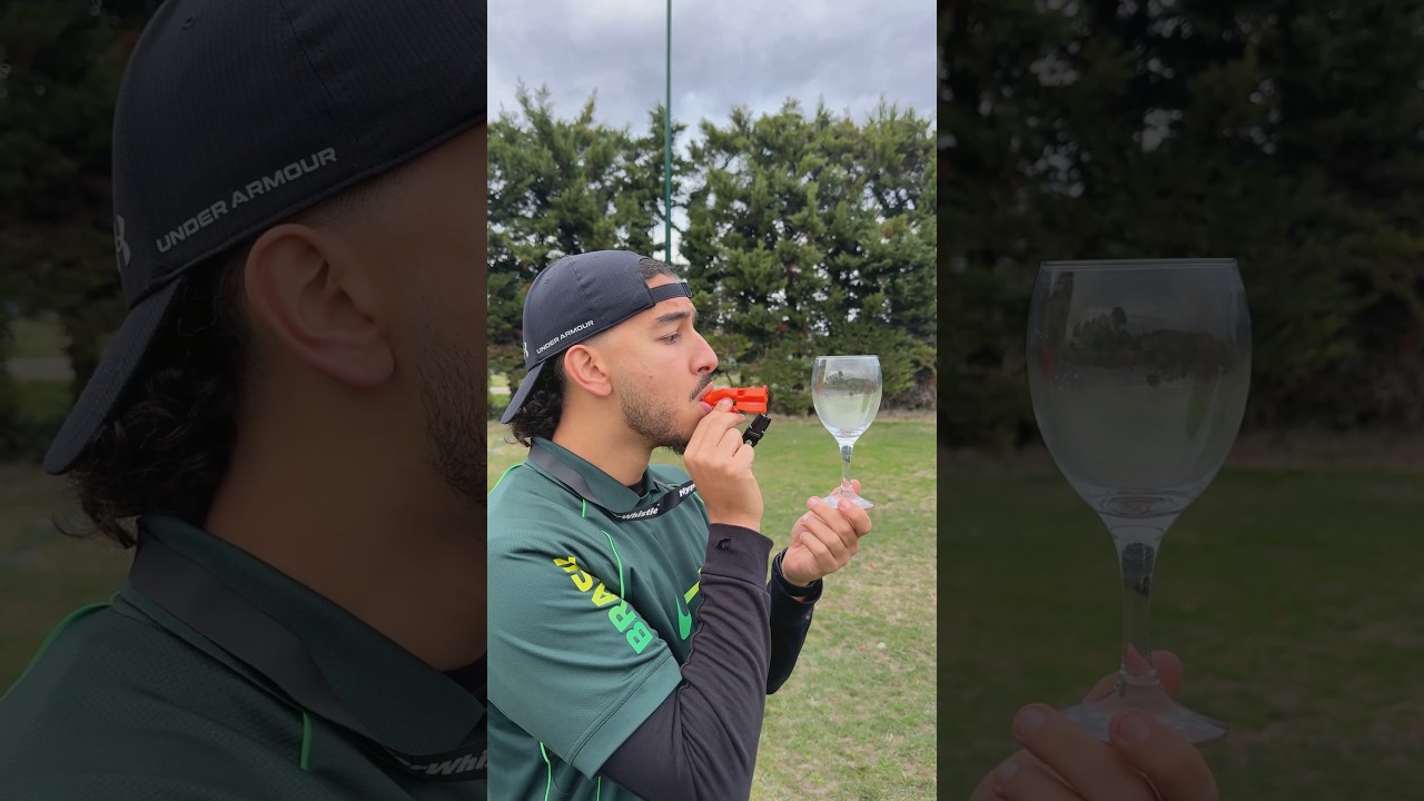 Le sifflet le plus puissant du monde peut-il briser un verre?