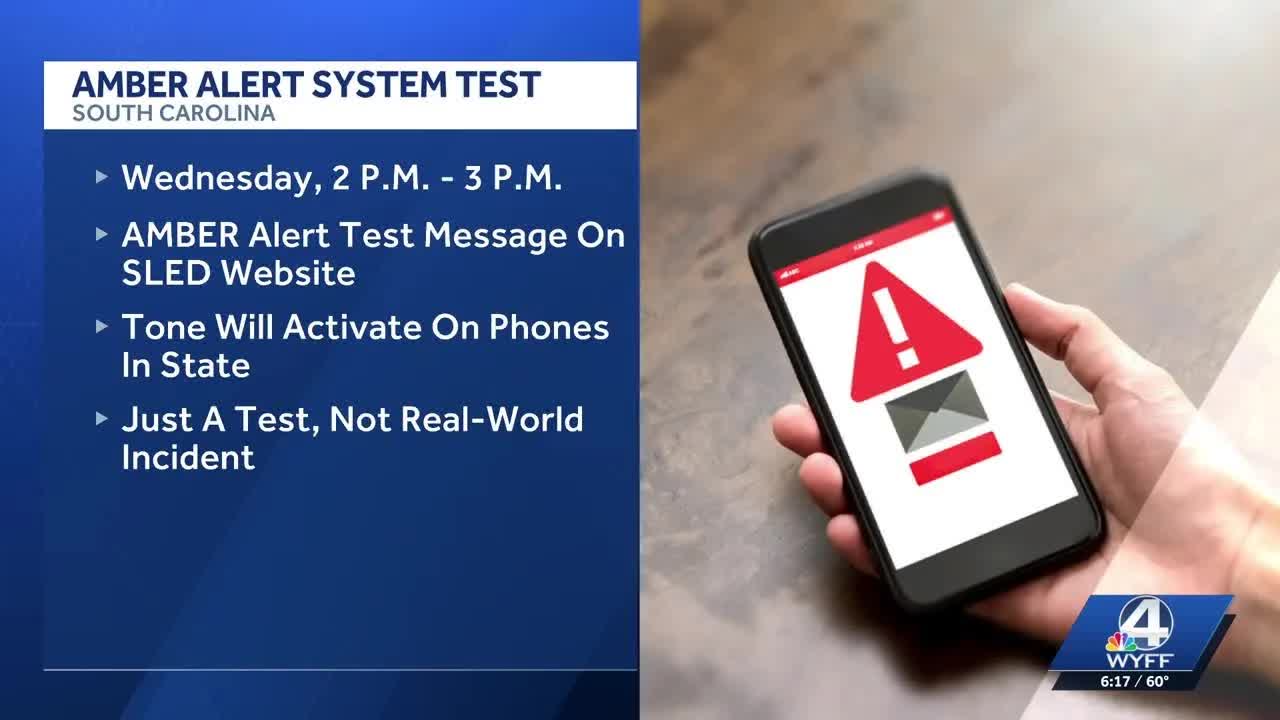 SLED: Statewide AMBER Alert system test scheduled for Wednesday