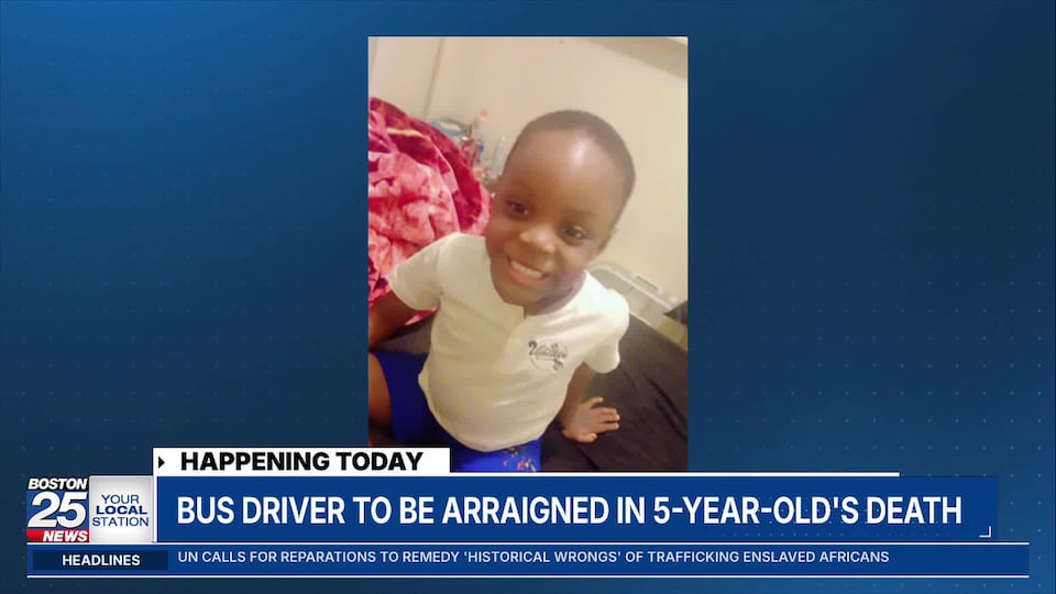 Former Boston school bus driver to be arraigned in death of 5-year-old boy