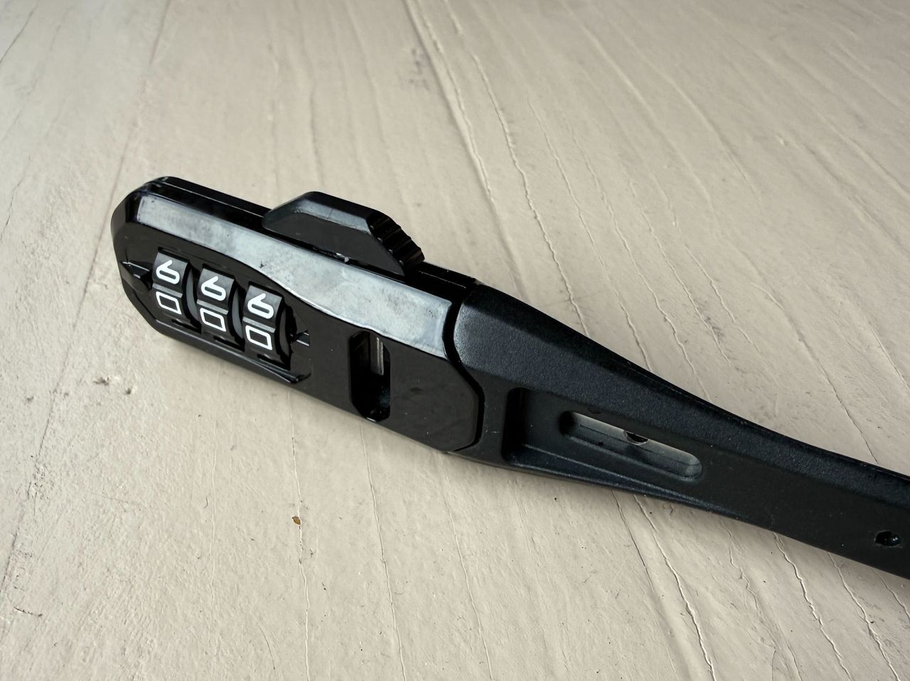 A lock that fits in your pocket and is enough to deter an opportunistic ...
