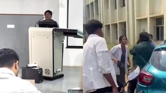 Viral video: Karnataka professor proposes to student in front of class ...