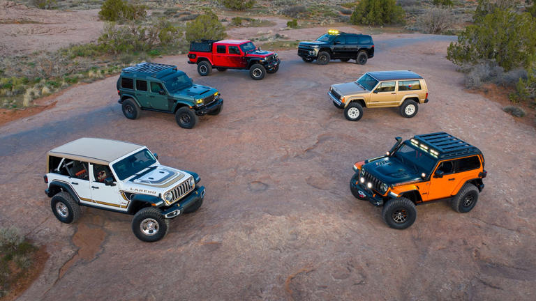 Jeep’s new rad off-road concepts include a restomodded ’80s Cherokee