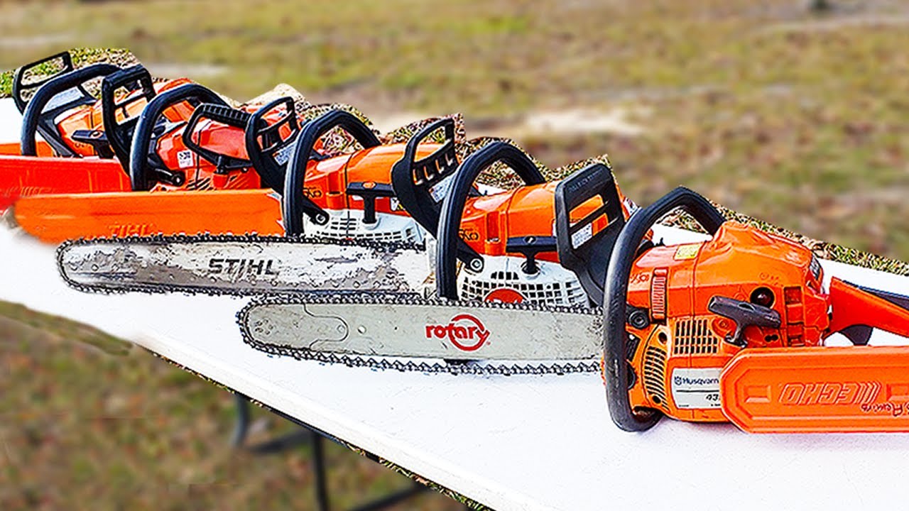 Farm saw vs. pro saw! Comparing Stihl, Husqvarna & Echo