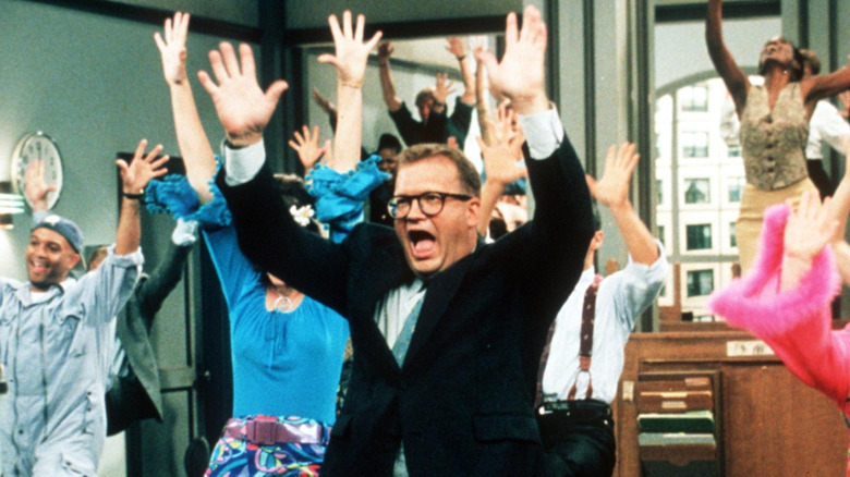 Who played Drew Carey's rarely-seen boss in the first season of his show?