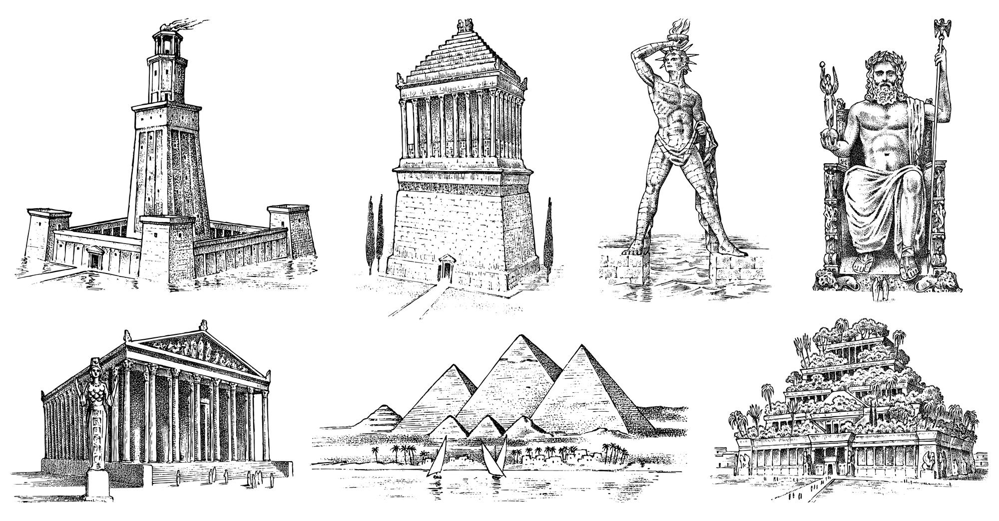 20 facts about the seven wonders of the ancient world