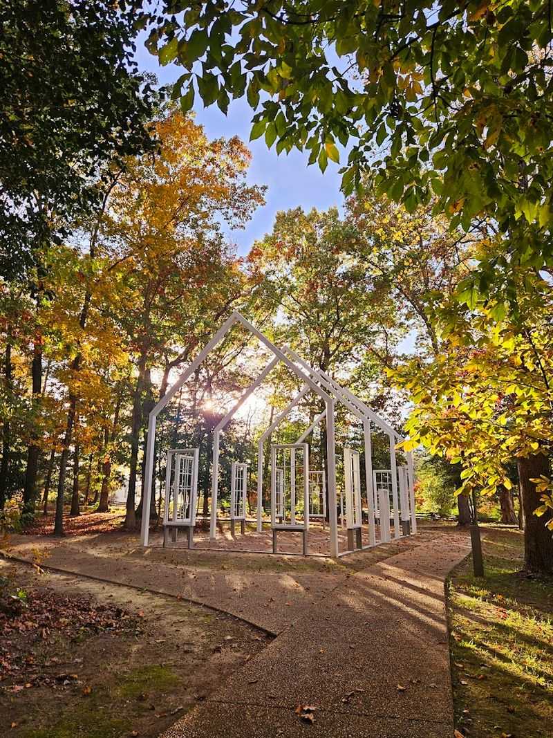 This unique Virginia church has no walls or windows and exists only as ...
