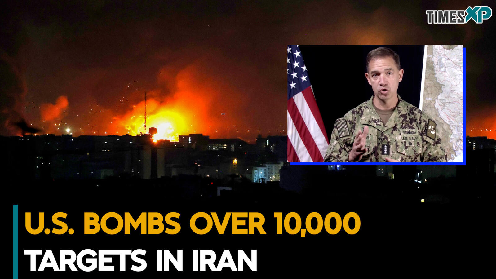 US bombs over 10,000 targets in Iran