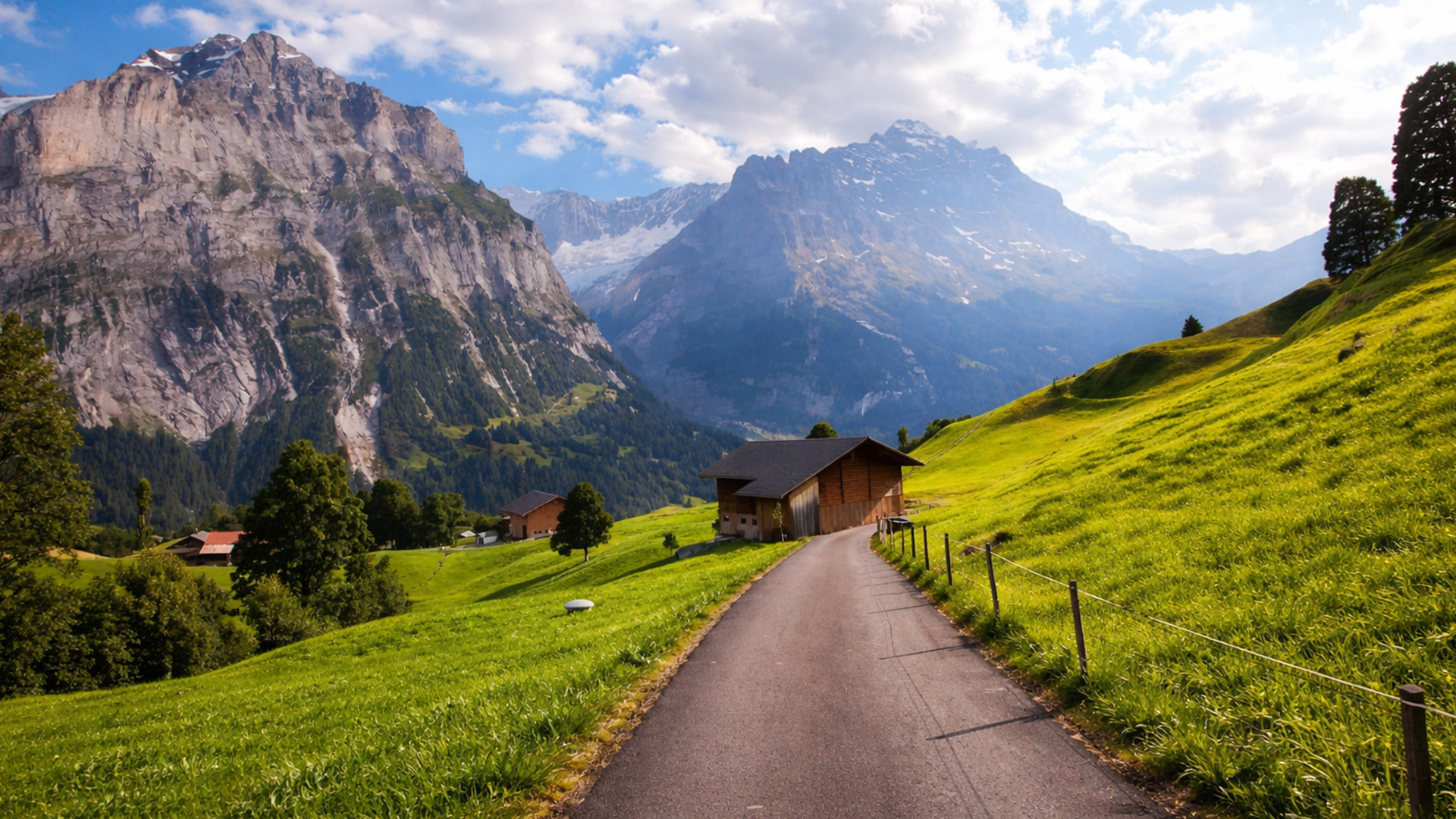 Trottibike ride from Bort Grindelwald Switzerland (4K)