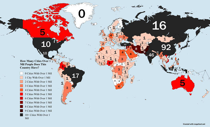 43 interesting maps that show the world differently