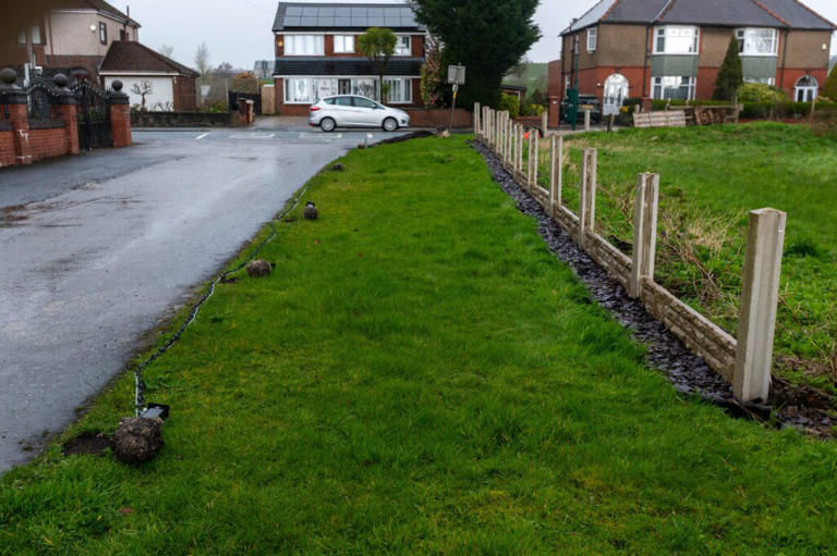 Retired couple ordered to rip down £2k 4-foot tall fence built to ...