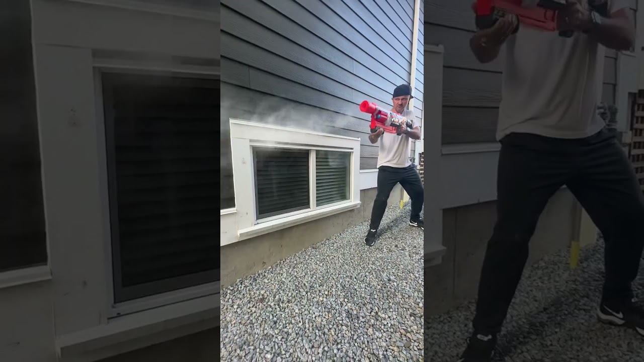 Nerf gun smoke
