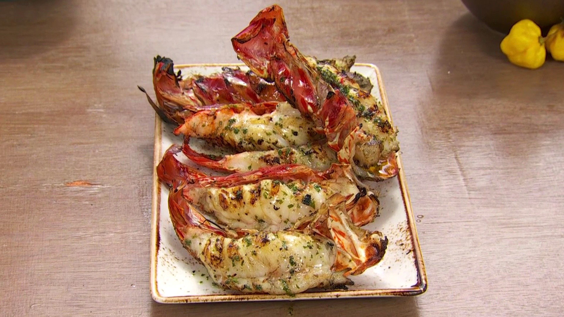 Grilled lobster with scotch bonnet garlic butter: Get the recipe!