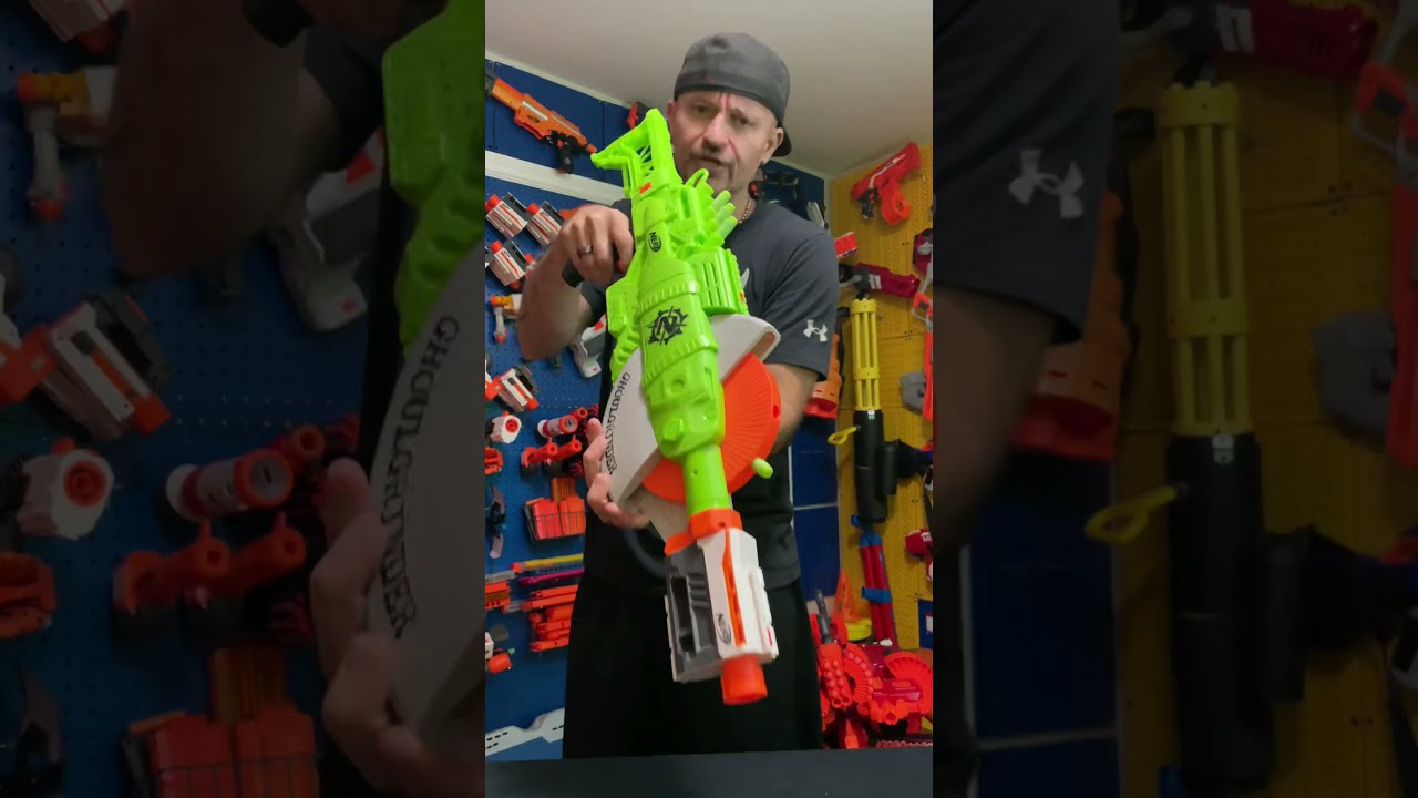 Nerf Zombie GhoulGrinder | MacDannyGun review #shorts