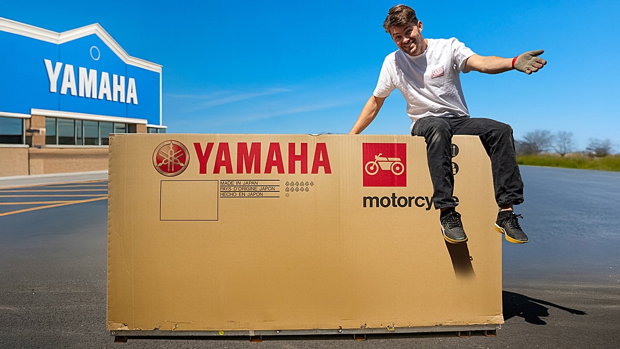 I unboxed my dream Yamaha motorcycle! 🚀