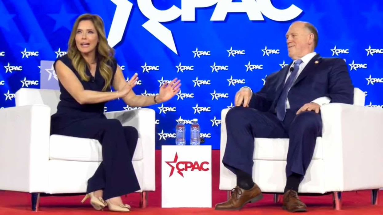 CPAC host shocked after audience doesn't boo Joe Biden