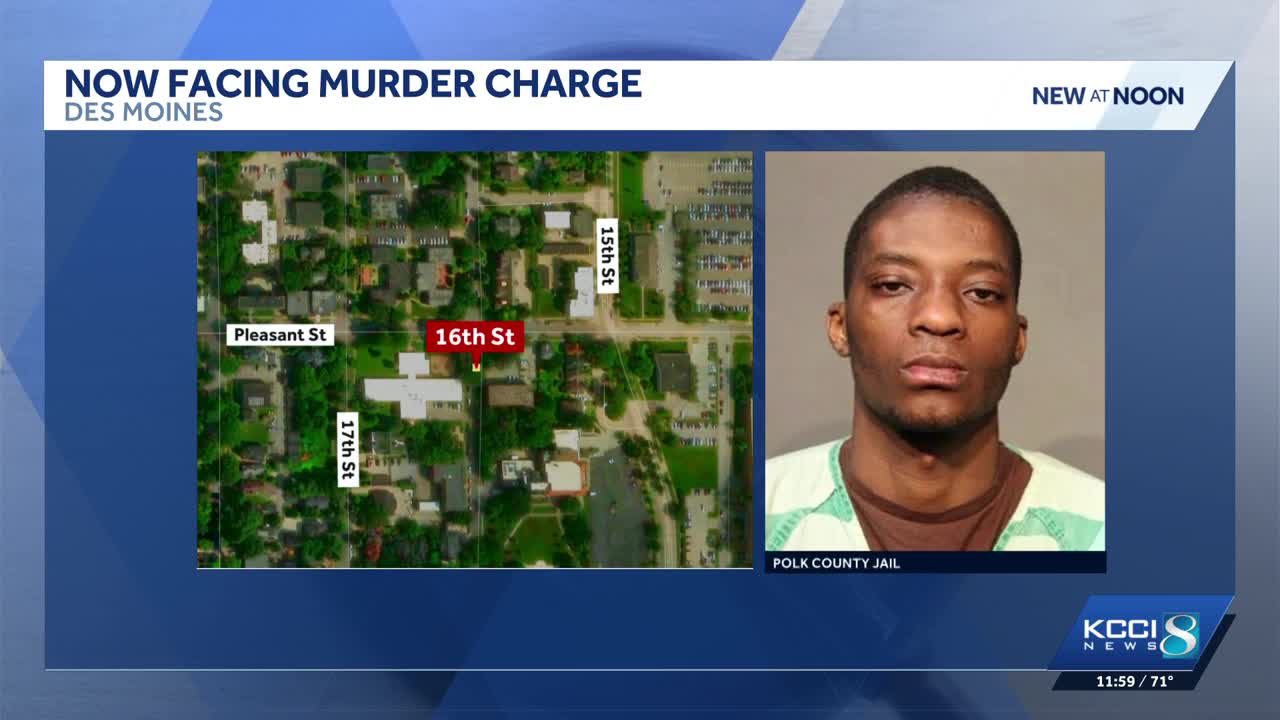 Des Moines assault suspect now charged with murder after victim dies