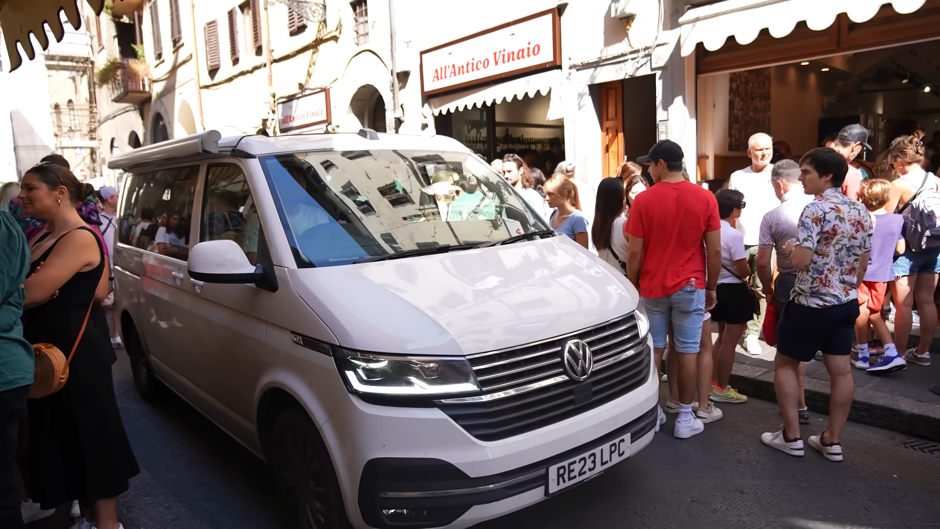 He tried to drive through a city in a straight line - big mistake