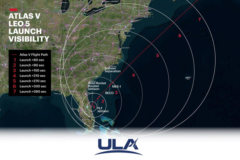 Rhode Islanders may see Atlas V rocket launch from Florida. Here's how