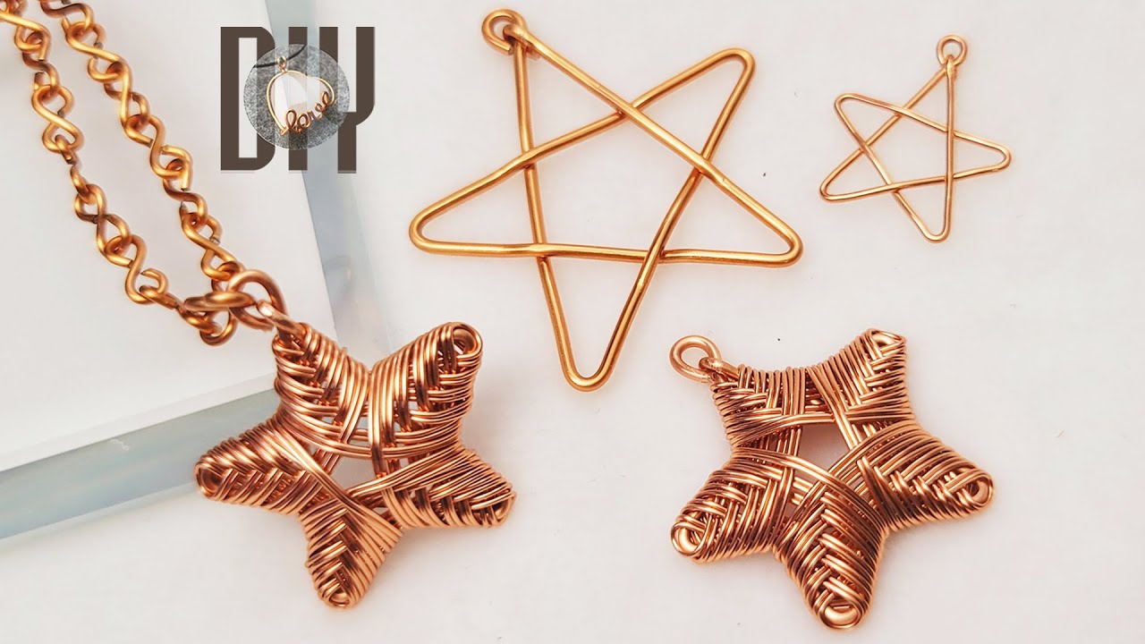 Starfish | Star | Pendant | Simple | Copper wire | No stone ...