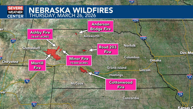 Evacuation orders lifted after two Grant County wildfires burn nearly ...