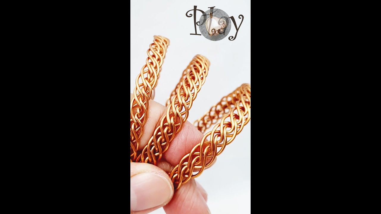 Play with wire | Twisted braided bracelet | Thick bangles | Unisex 621 ...