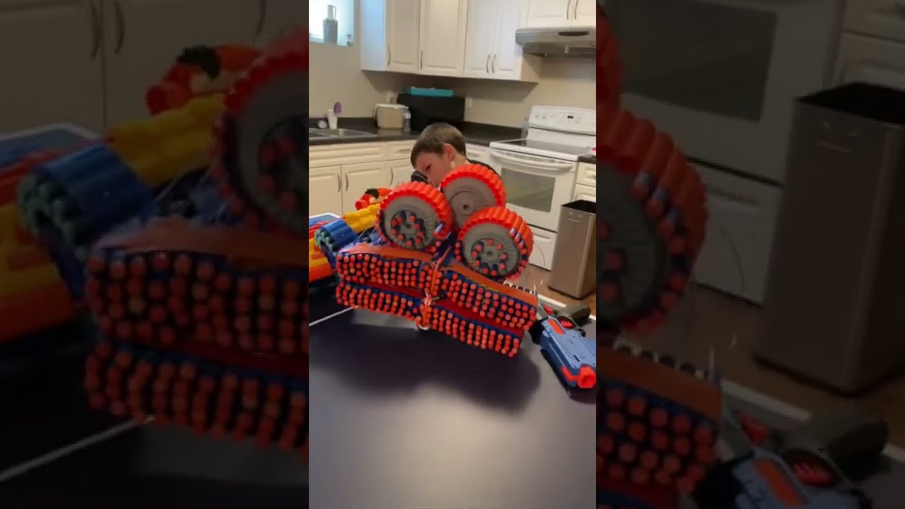 He wants nerf war | MacDannyGun #shorts