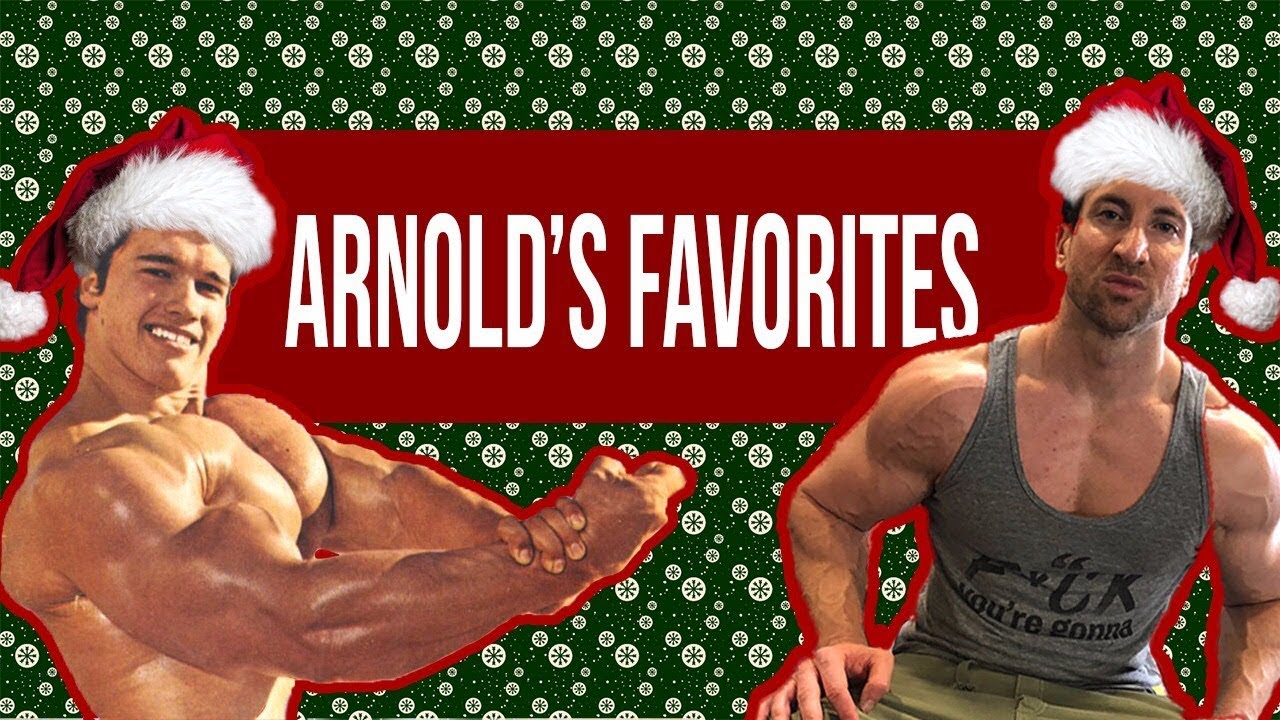 Arnold Schwarzenegger's bicep workout