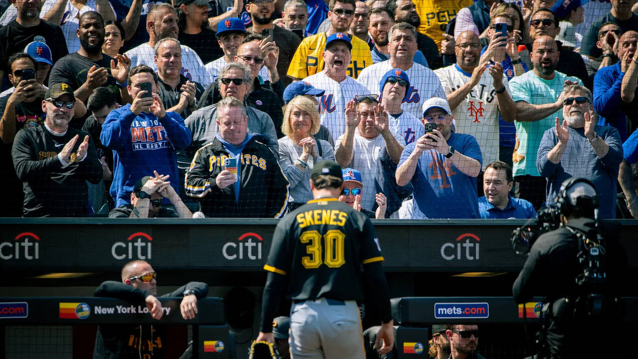 Paul Skenes struggles in first inning as Pirates fall to Mets on ...