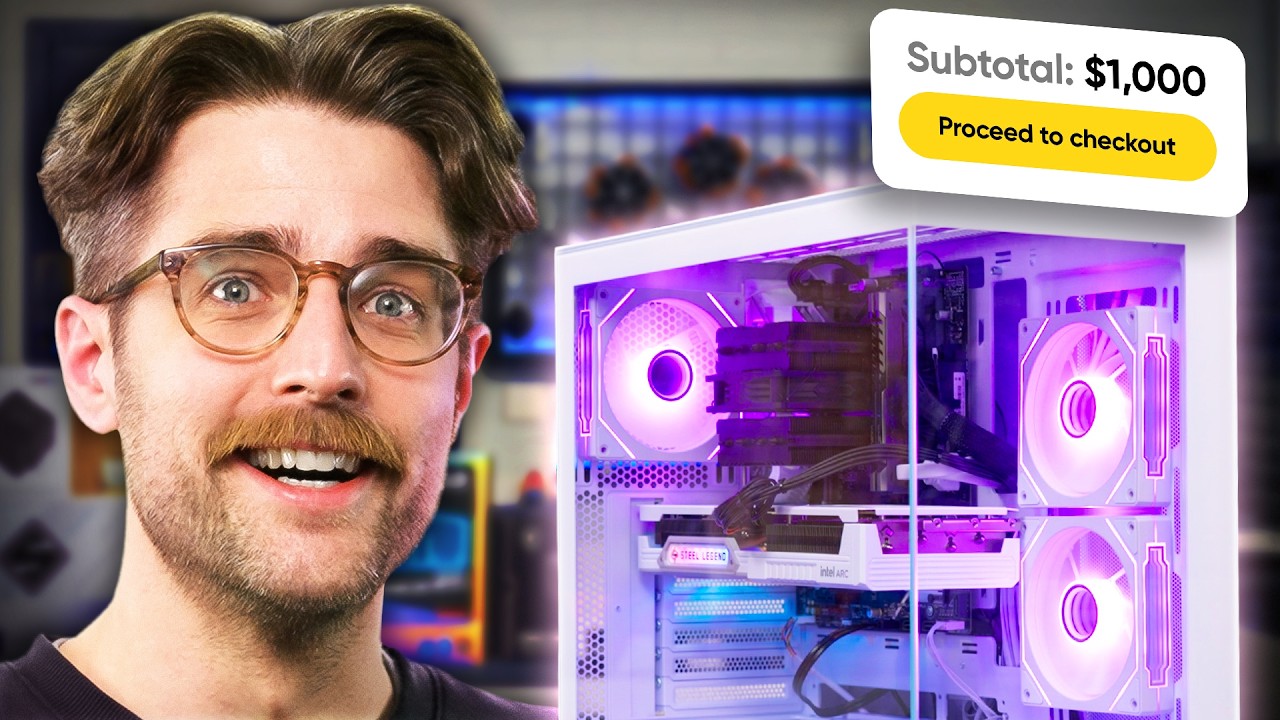 $1000 gaming PC - Classic LTT build guide (2026)