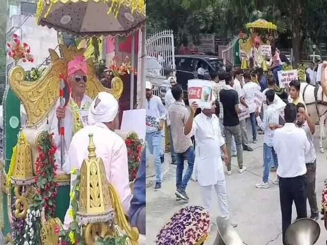 102-year-old man stages unique wedding procession to prove he's alive
