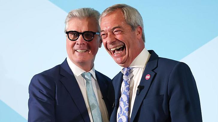 Farage defends Scottish Reform leader Offord over homophobic joke