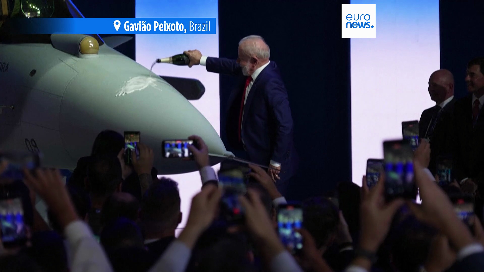Brazil unveils first locally made supersonic fighter jet
