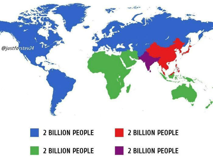 43 interesting maps that show the world differently