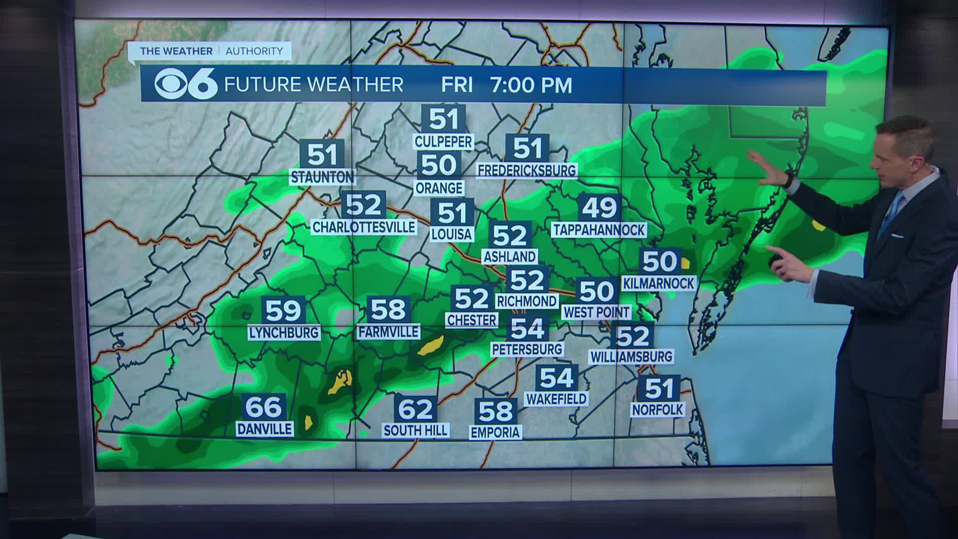 Warm today, some rain Friday