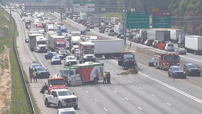 Children’s Healthcare ambulance involved in multi-vehicle crash on I-85 ...