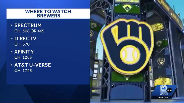 Where to watch Milwaukee Brewers games on TV in 2026
