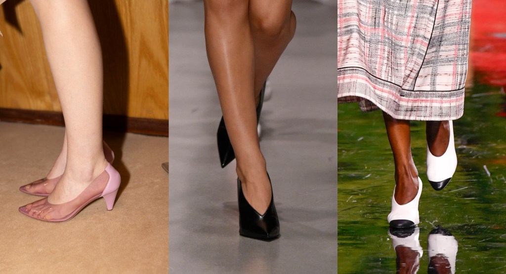 Top shoe trends for spring 2026: Clear heels, cap toes and more