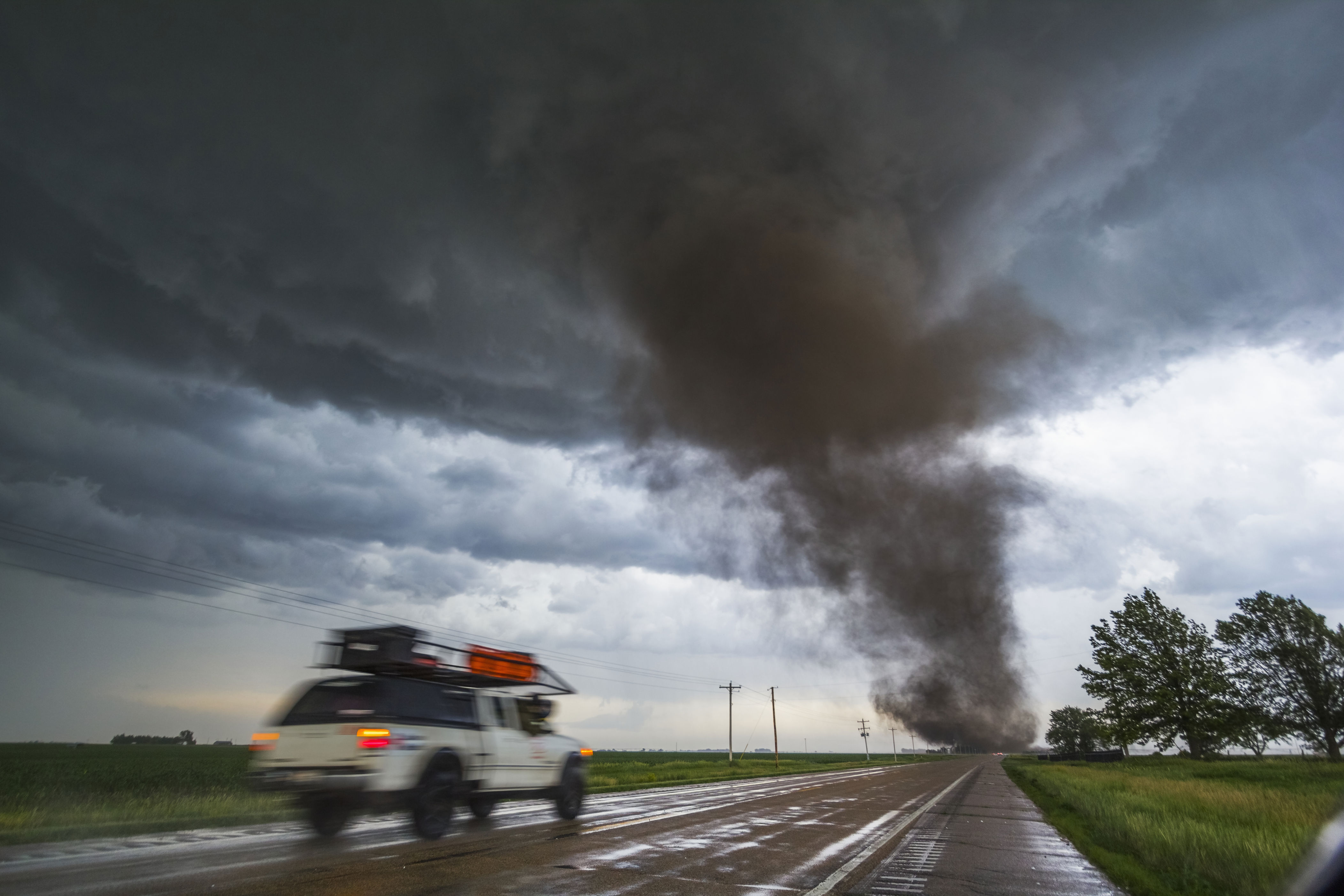 Map reveals tornado storm path shift as risk level issued