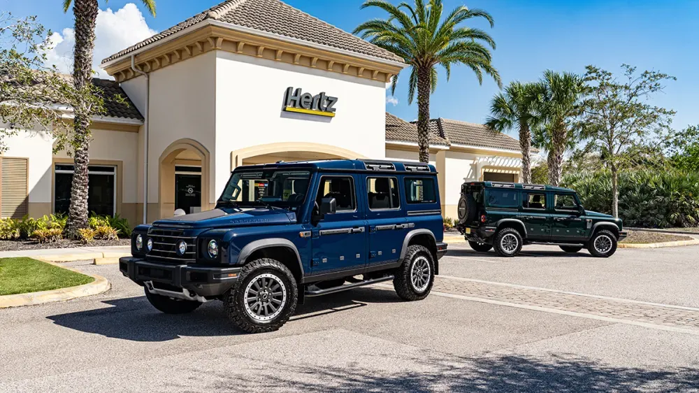 Ineos Grenadier now available as rental option through Hertz expansion