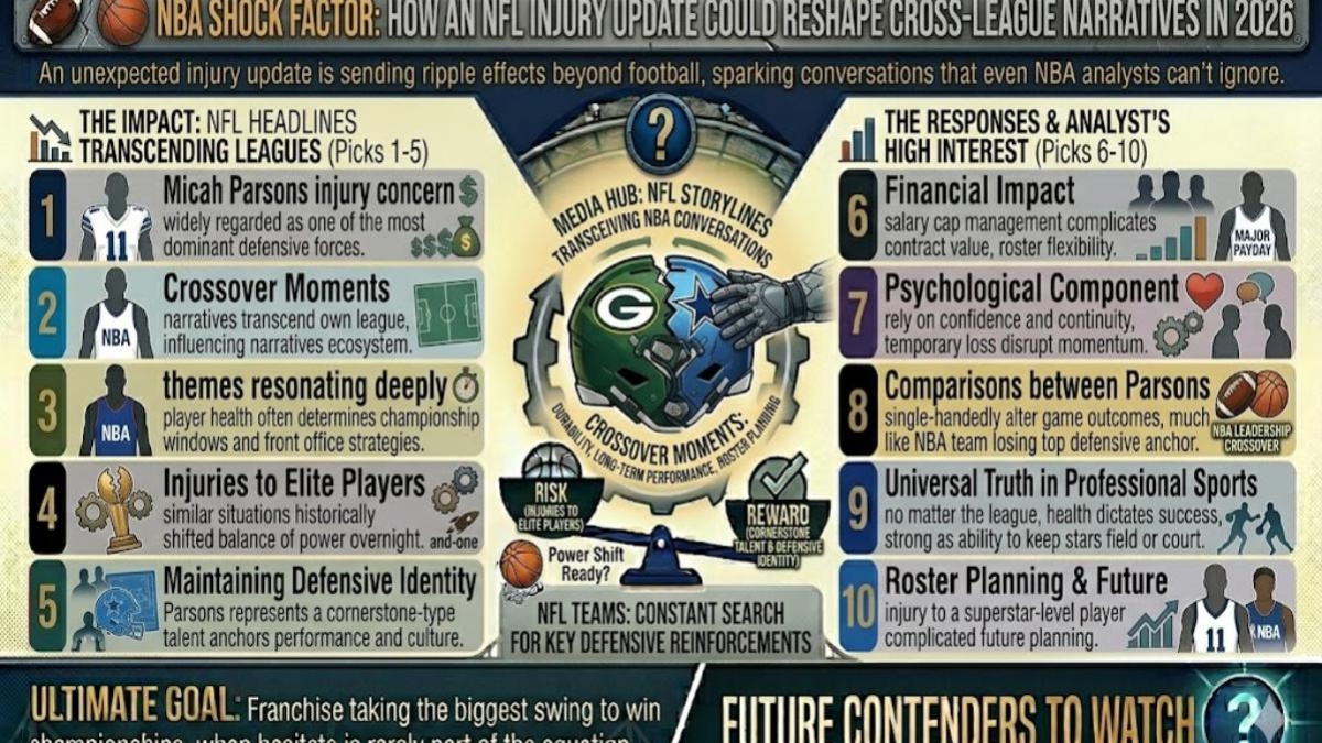 NBA shock factor: How an NFL injury update could reshape cross-league ...