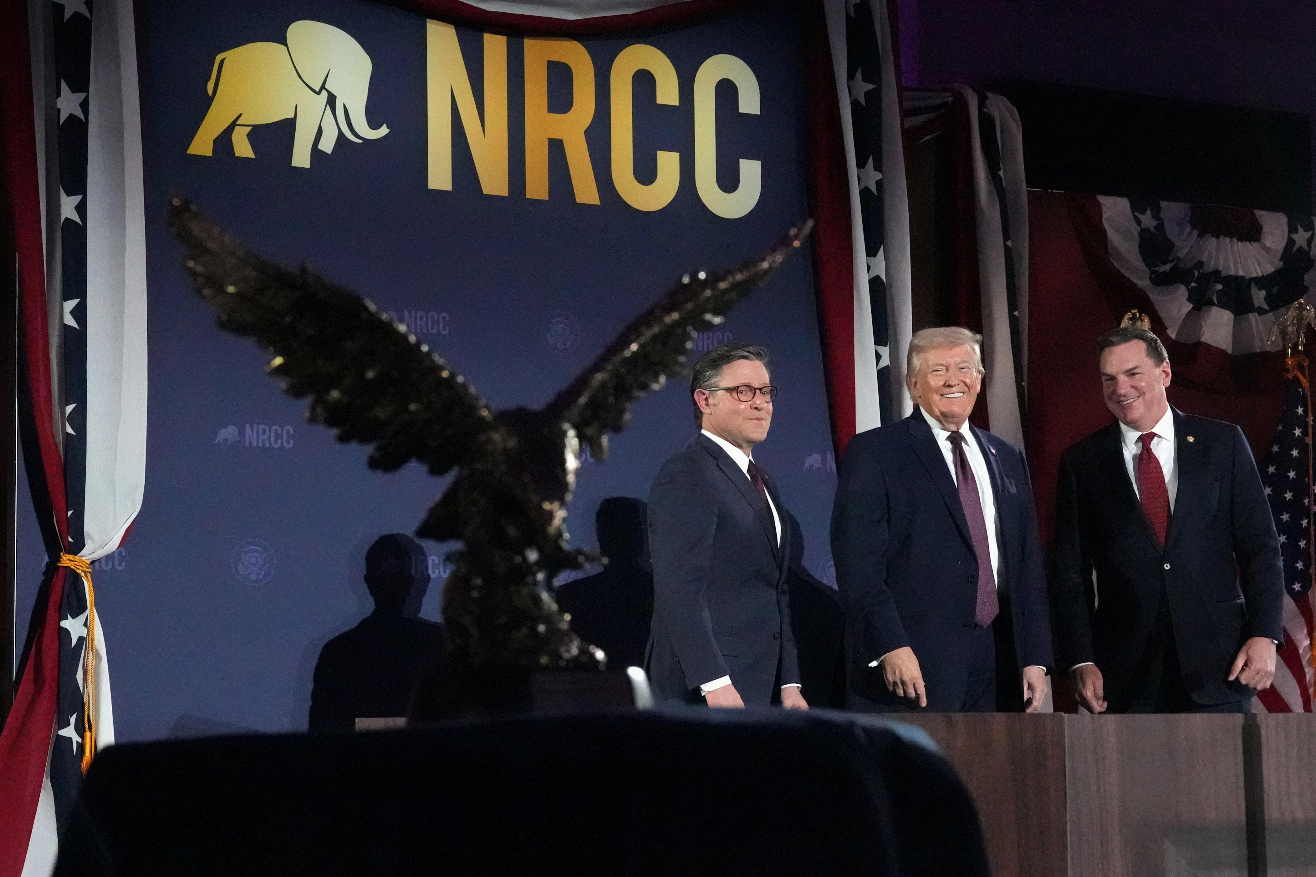 Trump receives inaugural 'America First award' from Republican Party