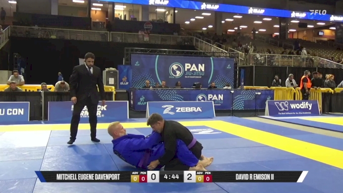 David R Emison II vs Mitchell Eugene Davenport 2026 Pan Jiu Jitsu IBJJF ...