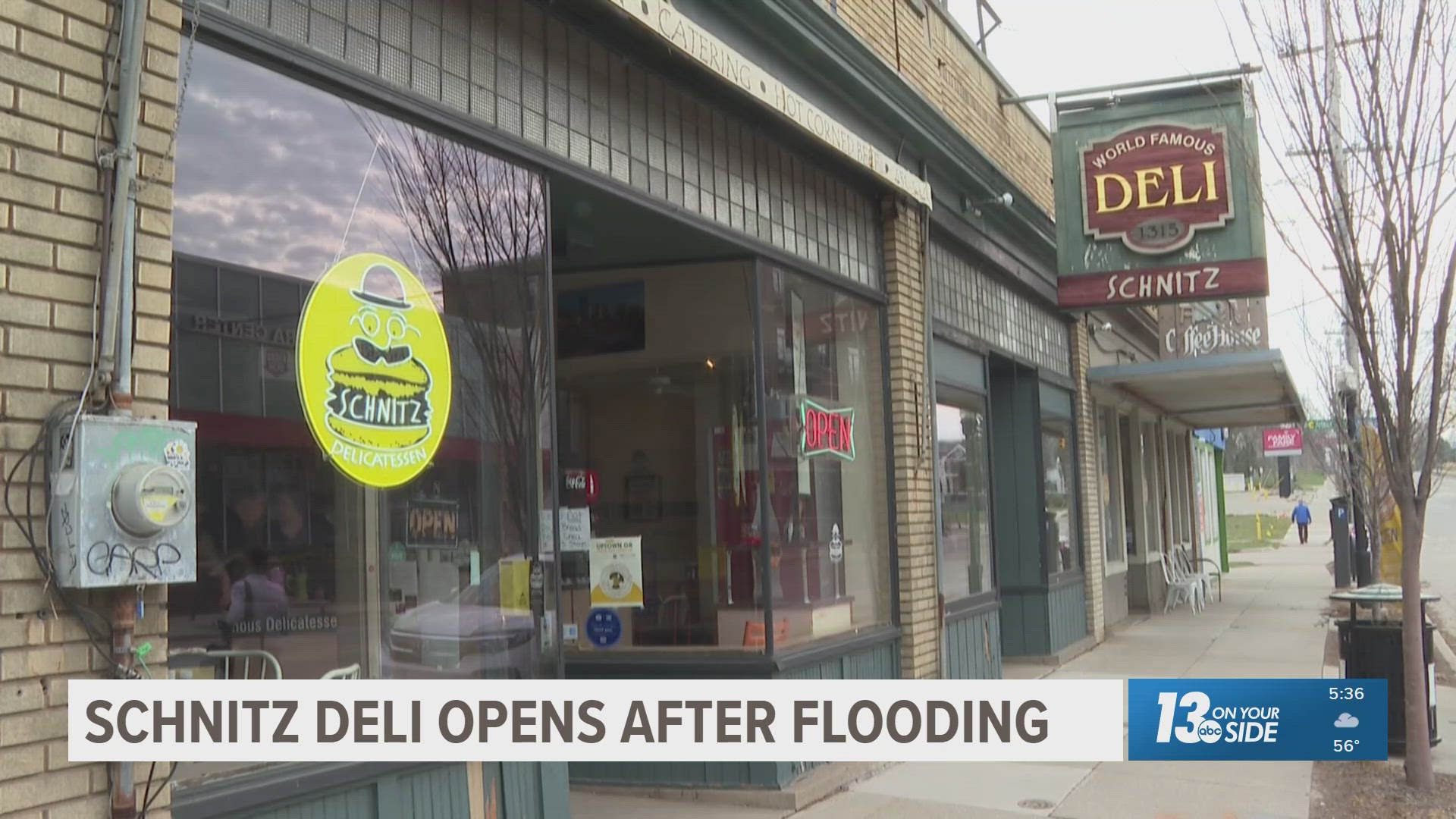 Schnitz Deli reopens after flooding: 'It's gonna be a good day'
