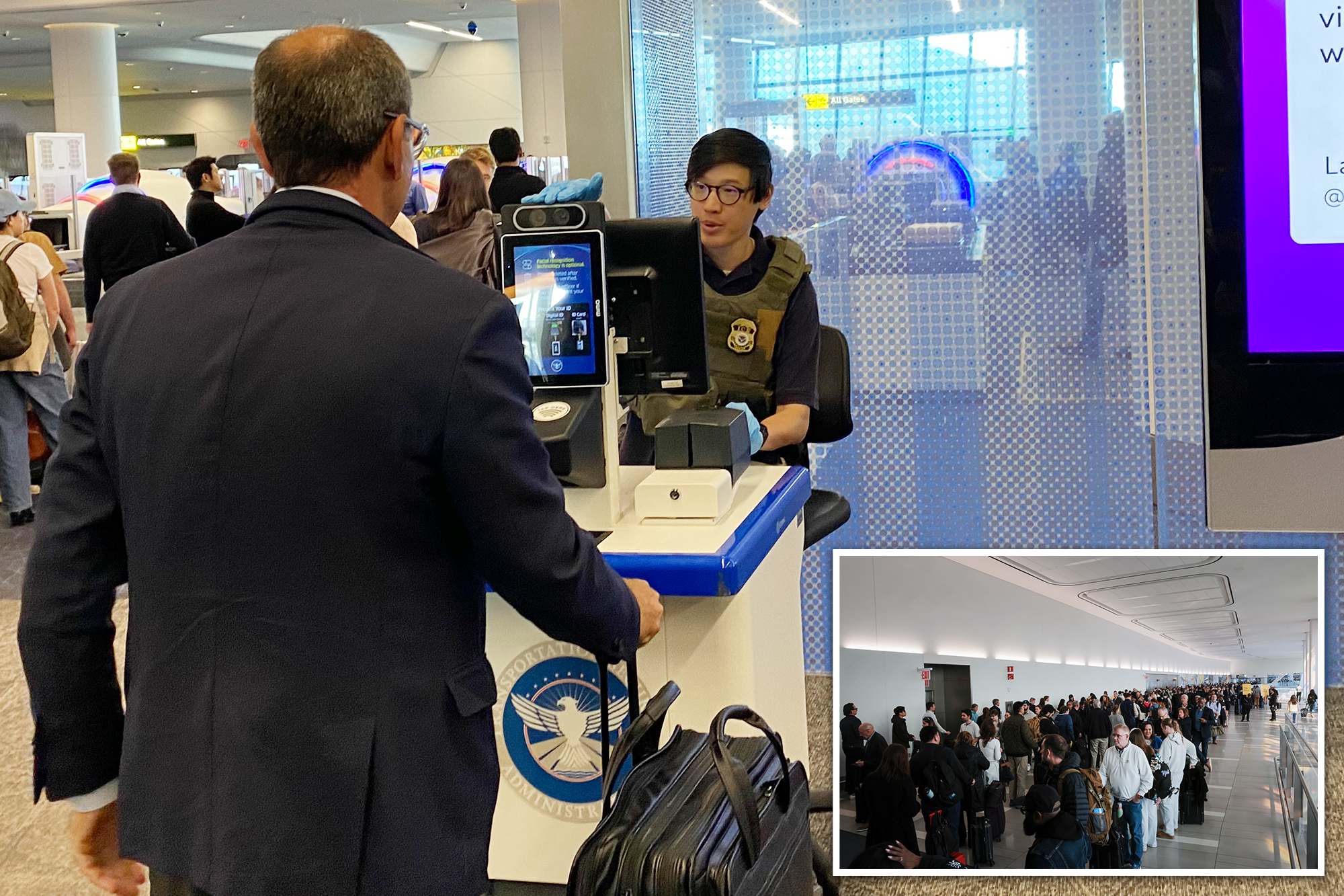 ICE deportation officers step into TSA jobs at LaGuardia Airport to ...
